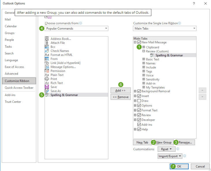 How can the delete icon in Outlook taskbar be moved? - Microsoft Q&A