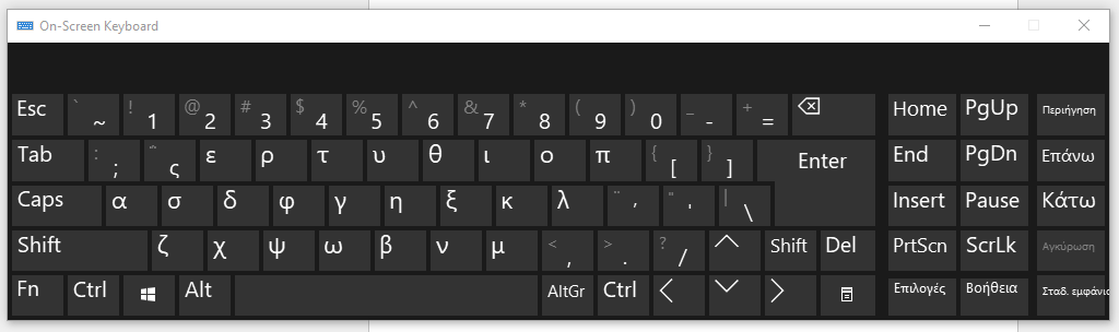 Greek polytonic keyboard layout now broken in Windows 10 - Microsoft Q&A