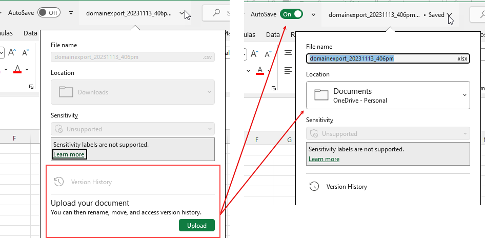 HOW TO ACTIVATE AUTO SAVE - Microsoft Q&A