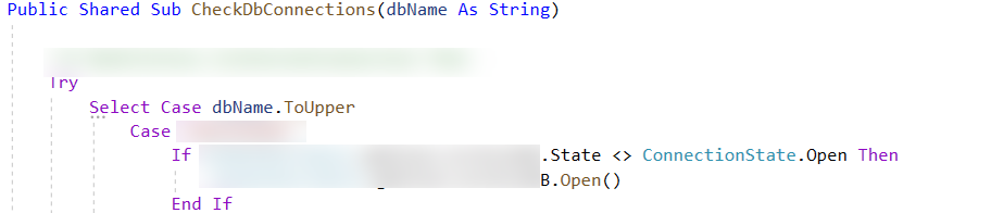 Visual Studio 2019 app looses connectivity to stored procedure ...