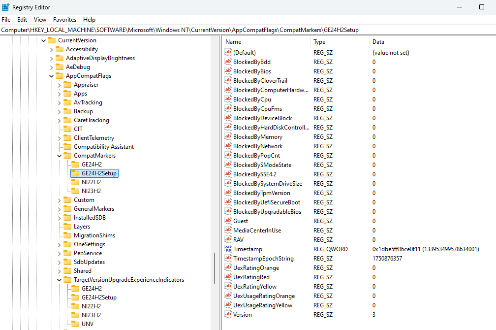 Win11 Pro 64Bit 23H2 doesn't show 24H2 as being available - How to get ...