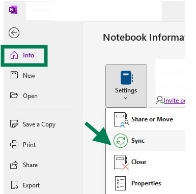 Tried swtiching to the new version of Onenote. When it started with the ...