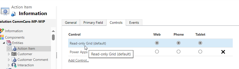 How to hide the show as button from the subgrid in model driven app ...