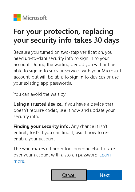 How to change password with two factor authentication? - Microsoft Q&A