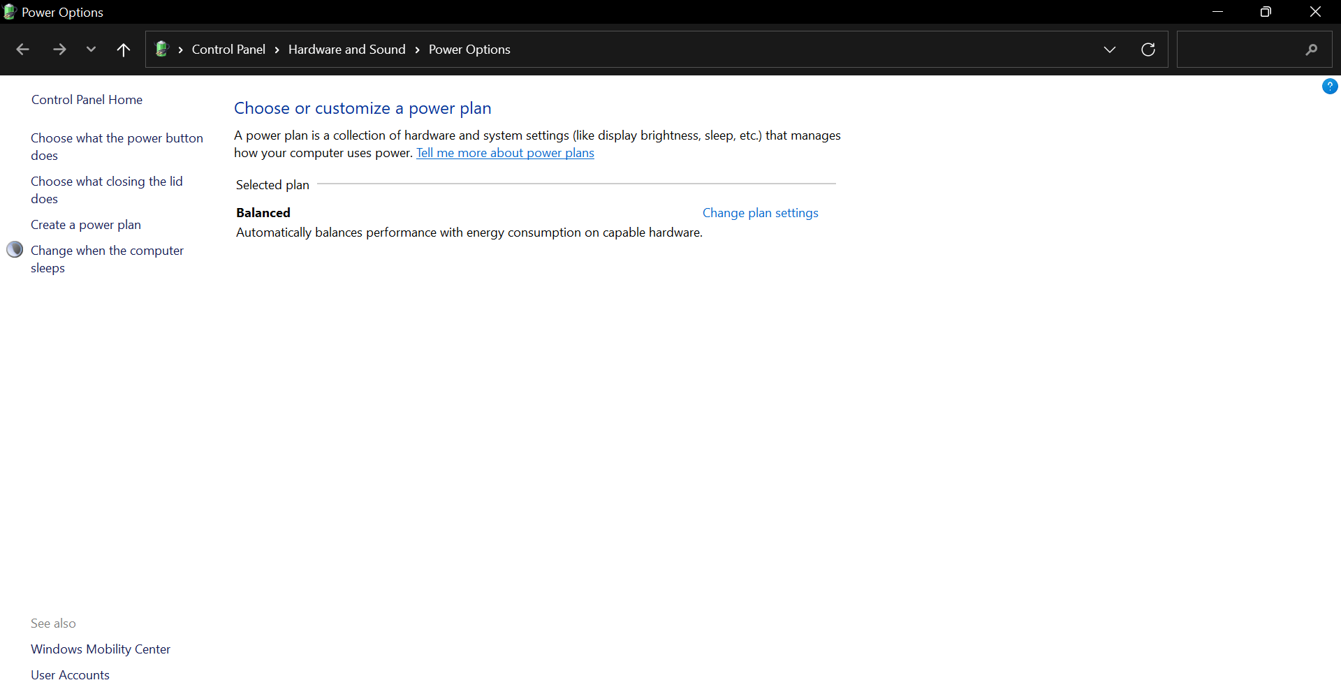 Windows 11, Power Plan high performance missing and nothing changes ...
