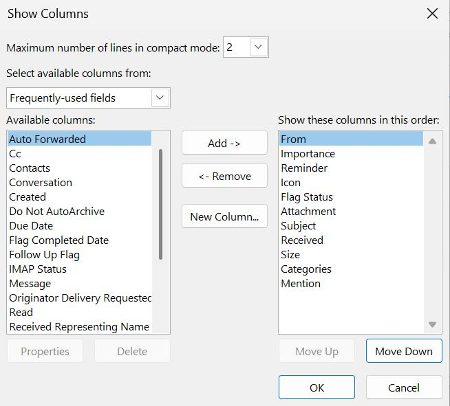 Inbox View back to original format - Microsoft Q&A