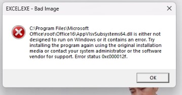 Please help -- Office error message - Microsoft Q&A