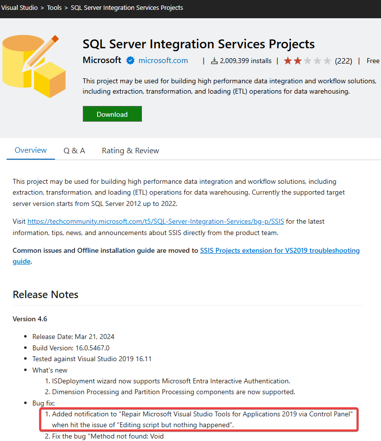SSIS Script Task - Edit Script not working - Microsoft Q&A SSIS Script Task - Edit Script not working - Microsoft Q&A