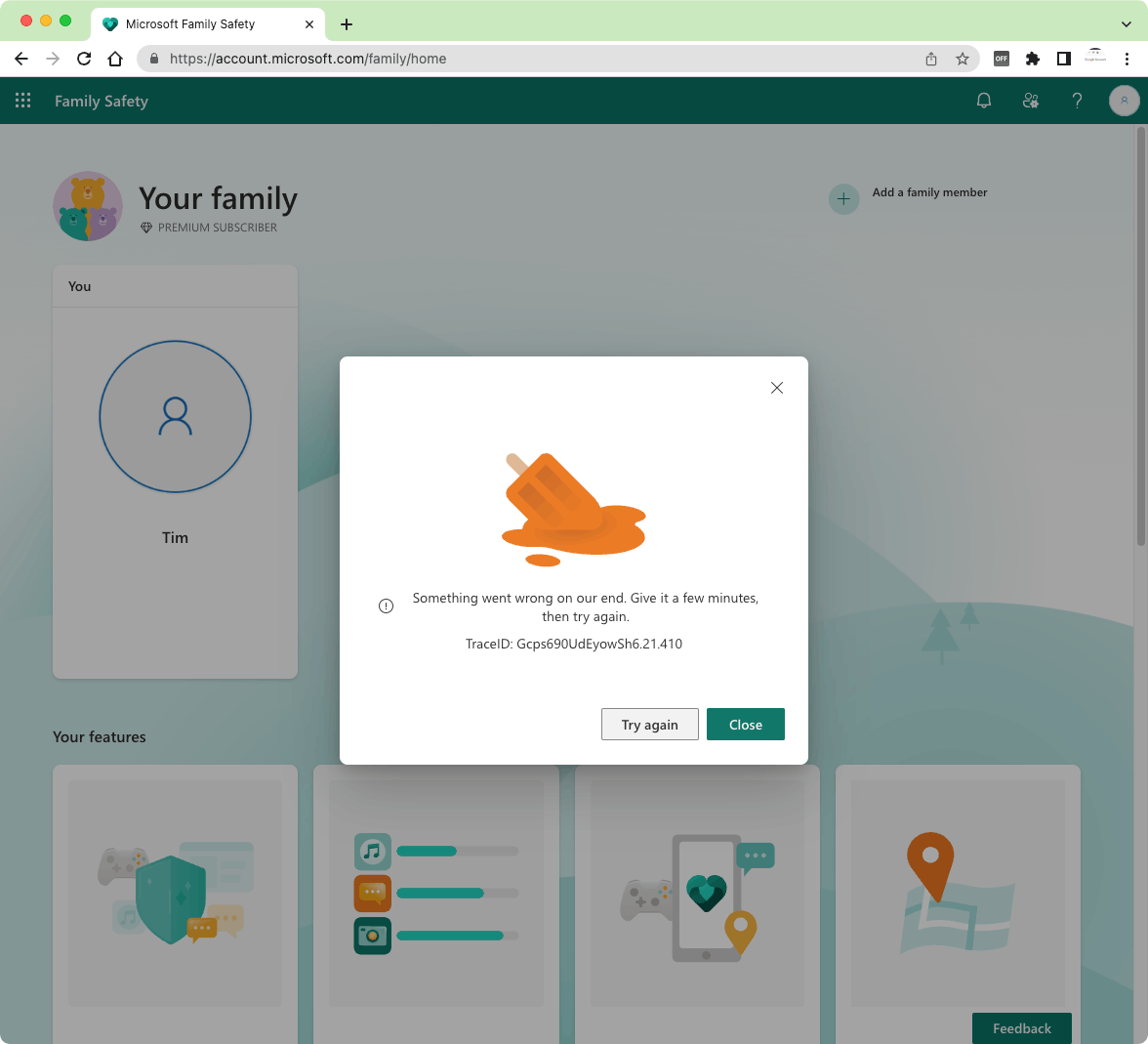 Family Safety is always showing me ice cream cones. - Microsoft Q&A