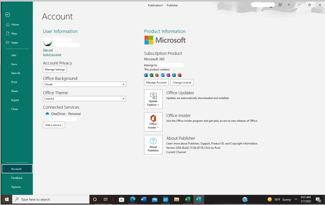 Problem with Publisher - Microsoft Q&A