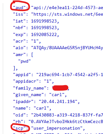 On Behalf of Flow Configuration - Web APP calls Web API which calls Microsoft graph - Microsoft Q&A