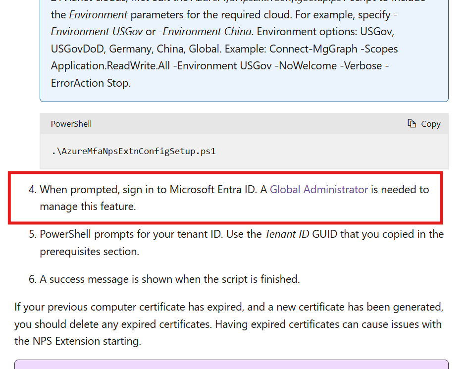 Generating MFA certification from Entra - Microsoft Q&A