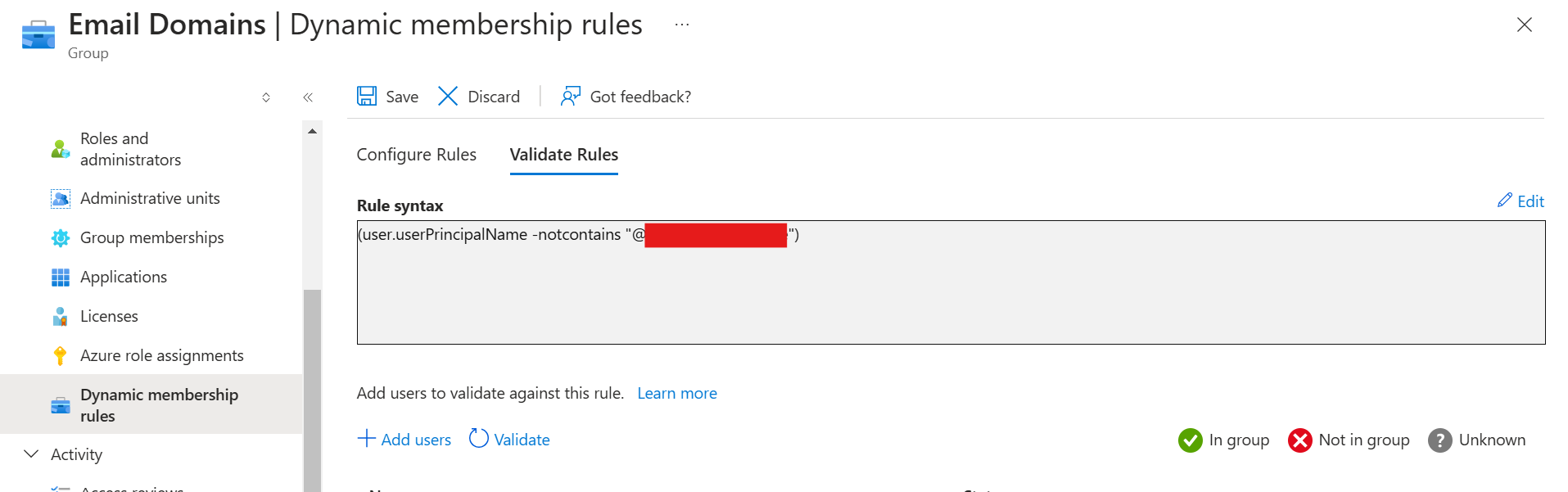 how to fix dynamic membership rules - Microsoft Q&A