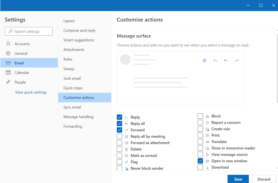 How to pop out replies in a new window in the latest Outlook for ...