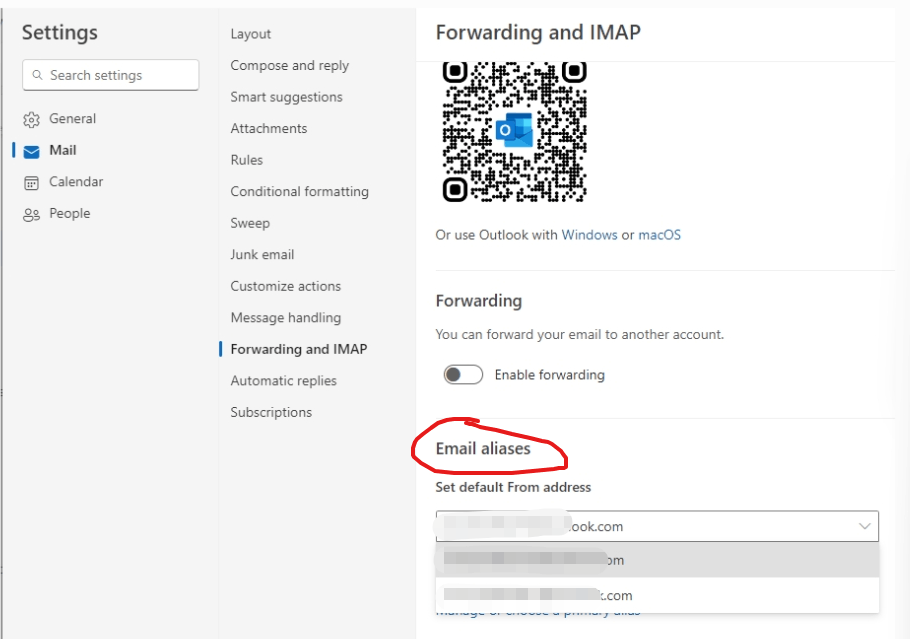 changing my hotmail address to outlook - Microsoft Q&A