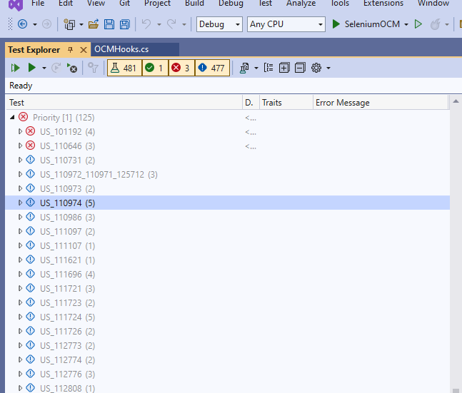 Mstest Tests In Test Explorer Are Arranged In Reverse Alphabetical Order By Default Microsoft Qanda