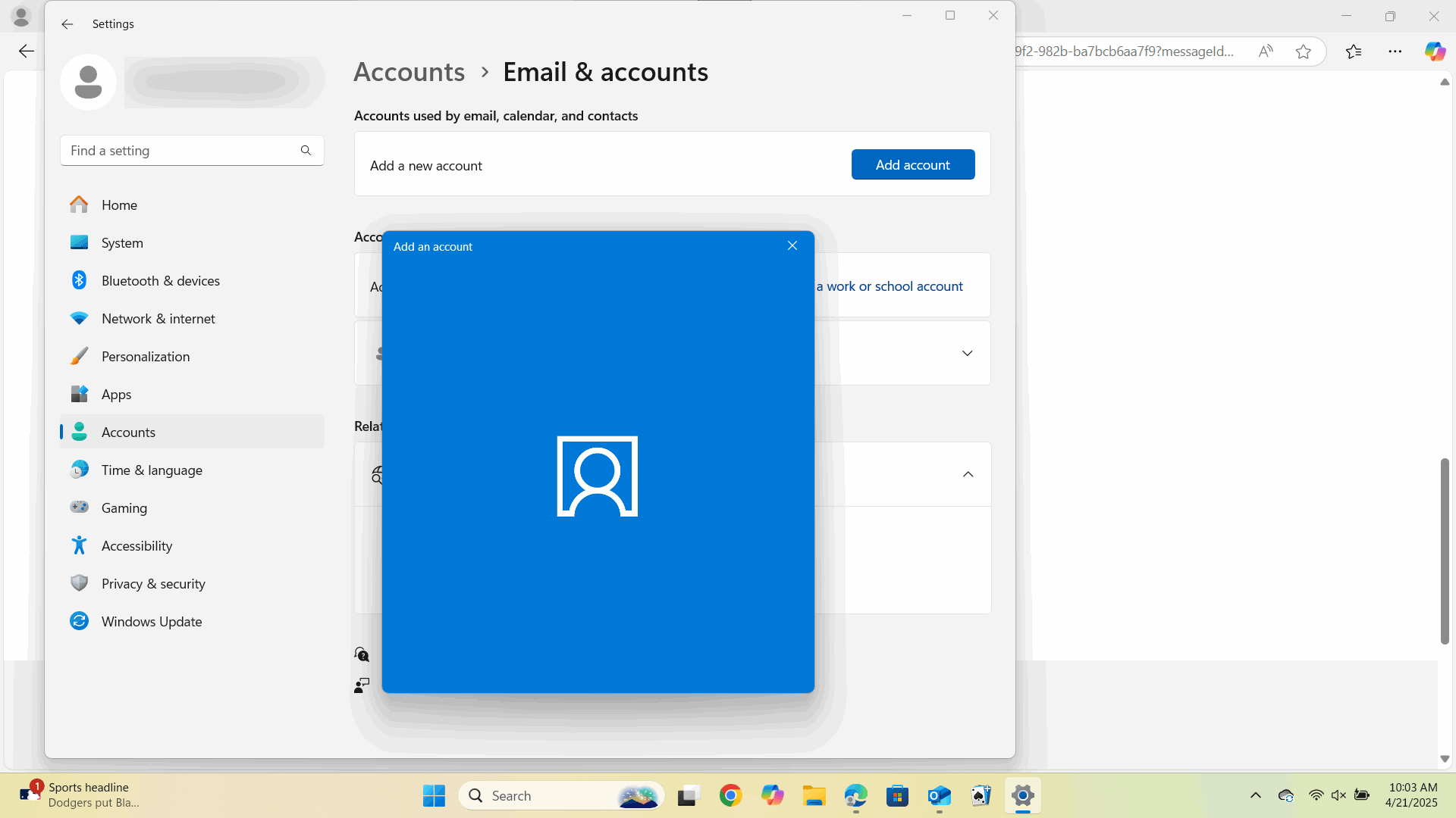 How to fix "Add an account blue screen stuck" in windows 11 home ...