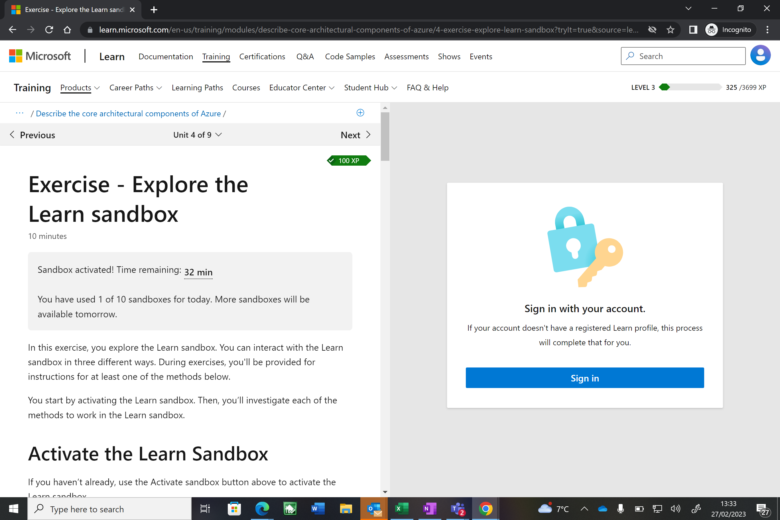 Can not log into sandbox - even when repeatedly logging in - Microsoft Q&A