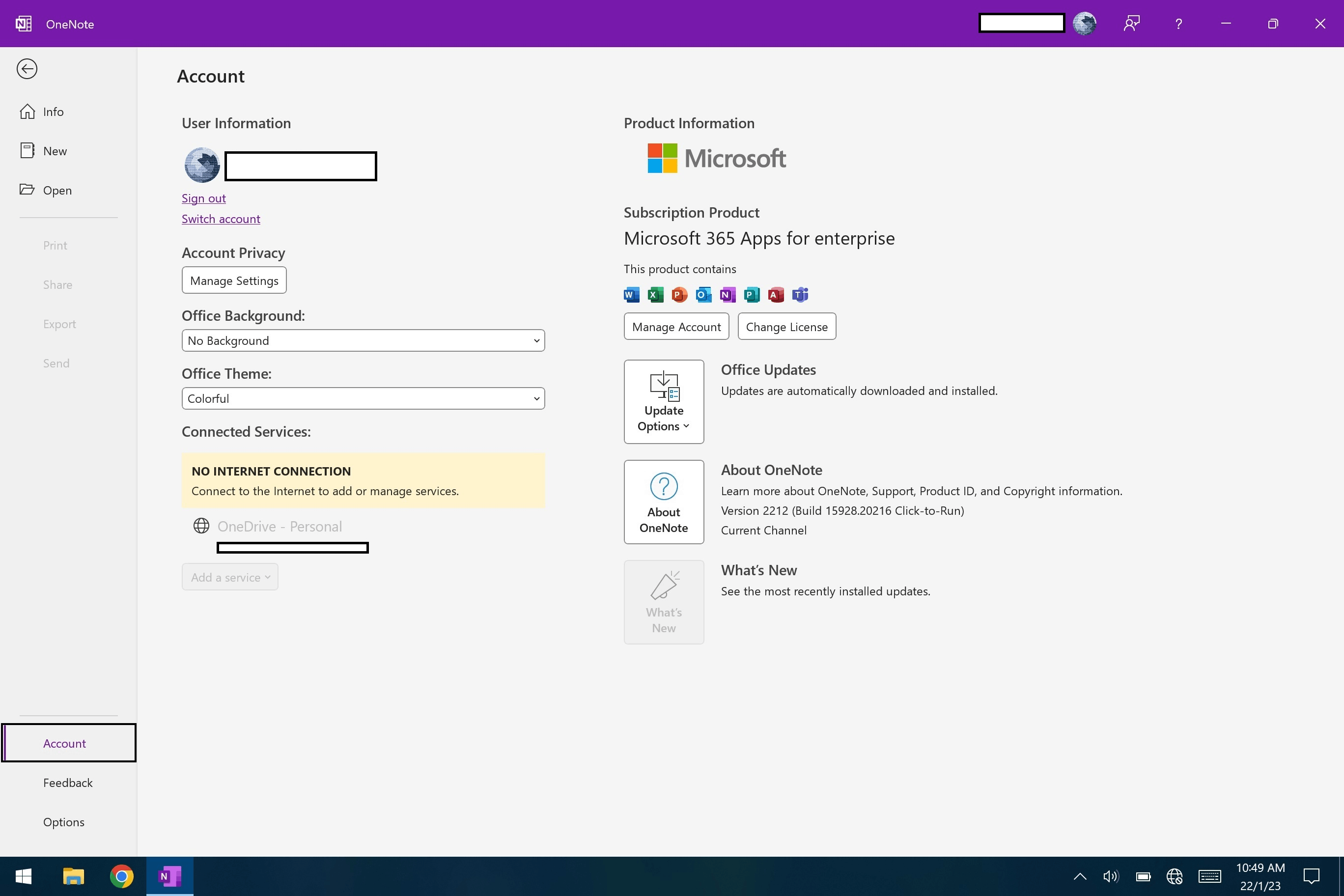 OneNote floating pen toolbar missing in Full Screen mode, but I have ...