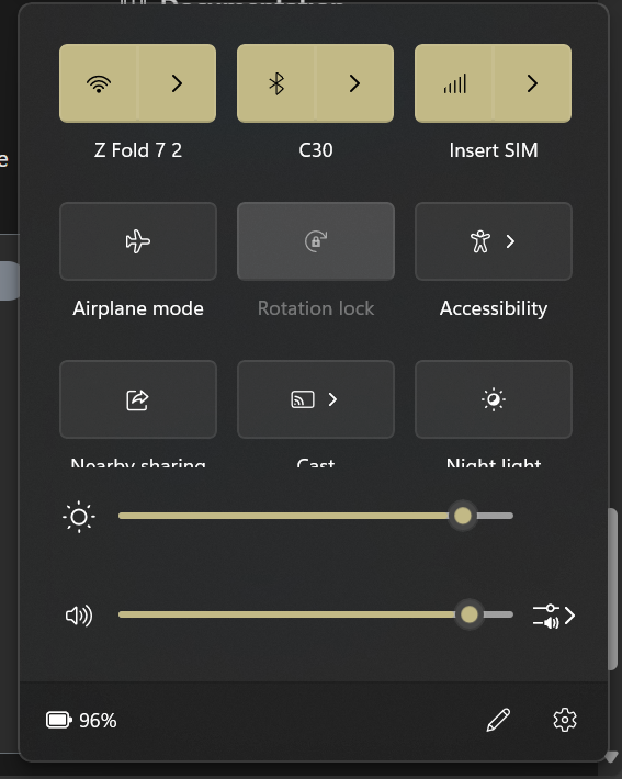 rotation lock greyed out - Microsoft Q&A