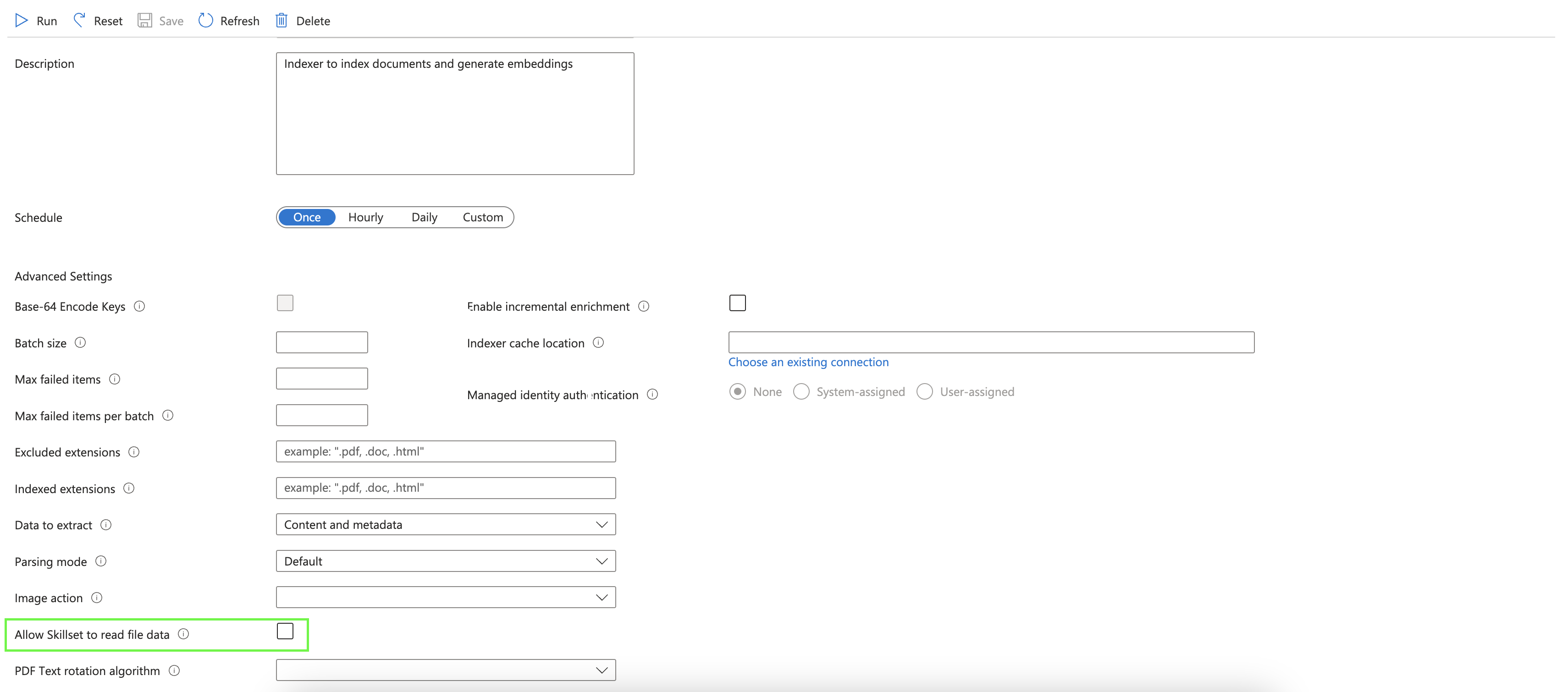 How do I read the original pdf file in the associated blob data source ...