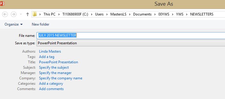 How do I restore the regular "save as" screen - Microsoft Q&A