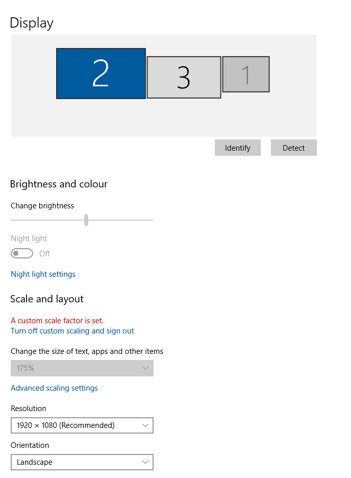 outlook blurry & advanced scaling settings - Microsoft Q&A