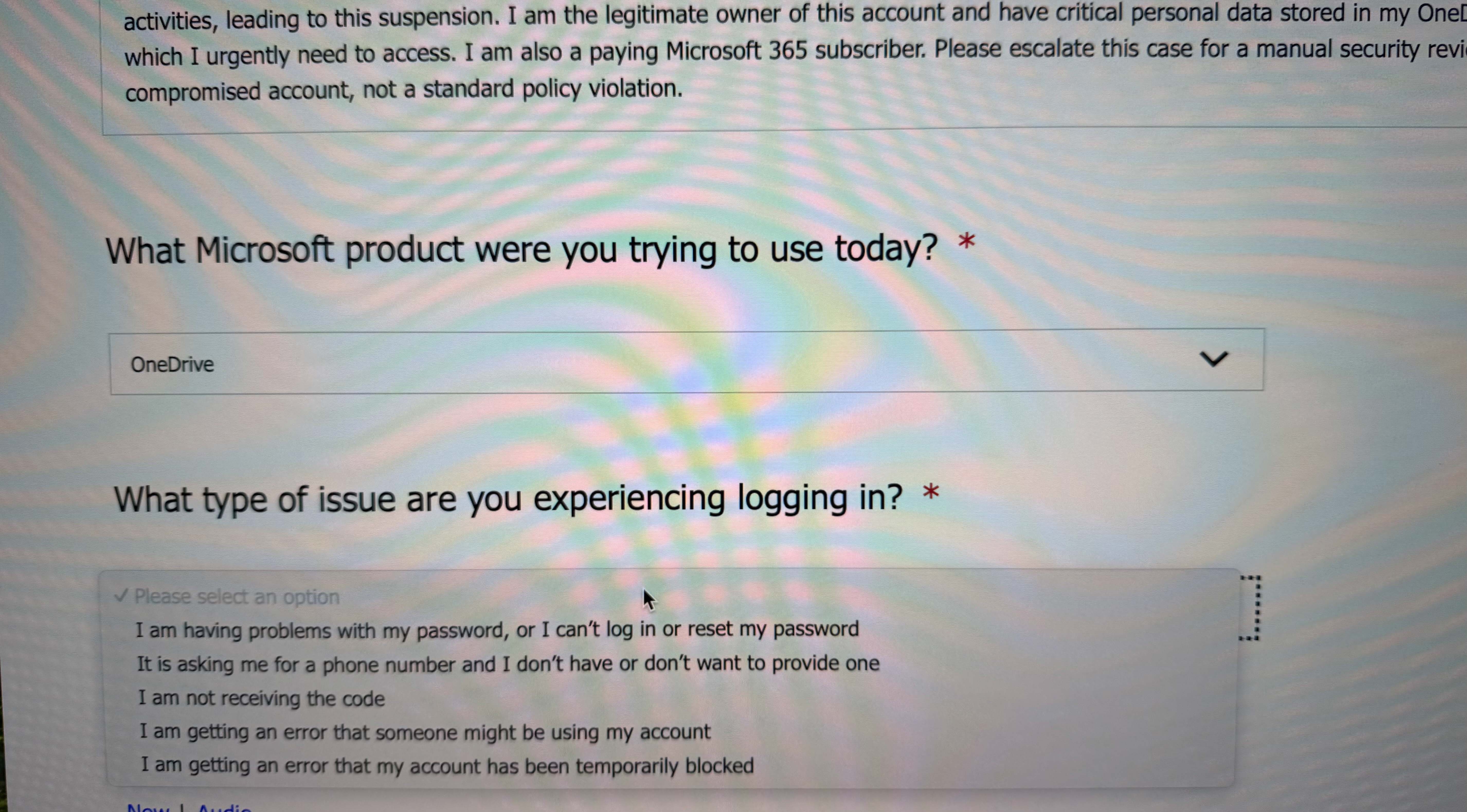 Microsoft Account Temporary blocked - Microsoft Q&A