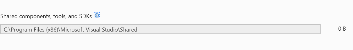 visual studio trying to download something into an unexisting drive ...