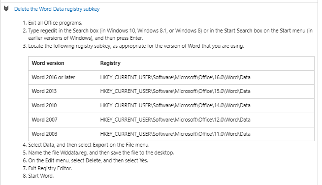 Ctrl+F No Longer Working On Word - Microsoft Q&A