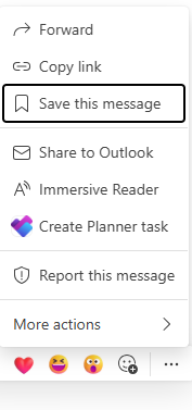 Not able to reply to specific message in Teams chat - no option to ...