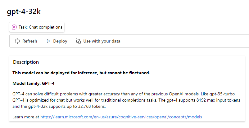How to fix deployment models in Azure AI Studio? - Microsoft Q&A