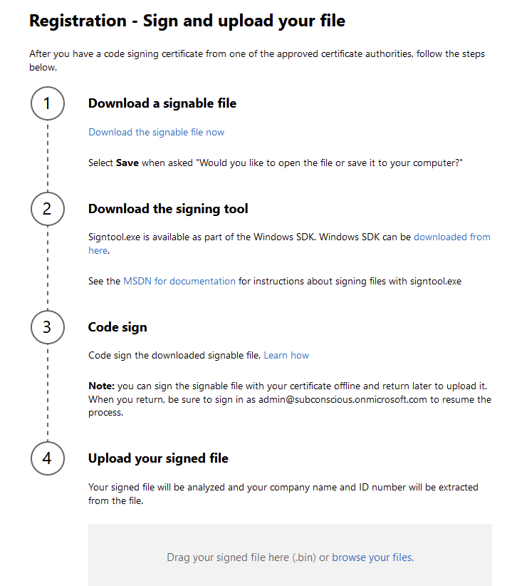Having trouble signing up on 'Partner Center' - Microsoft Q&A