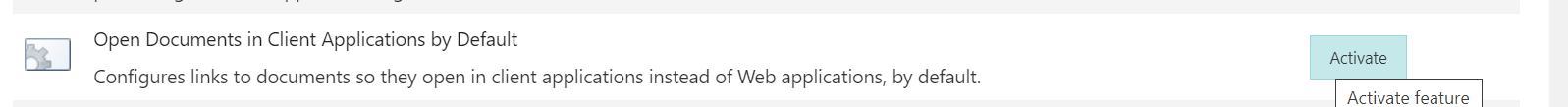 Opening SharePoint files on local apps by default (Global setting) - Microsoft Q&A