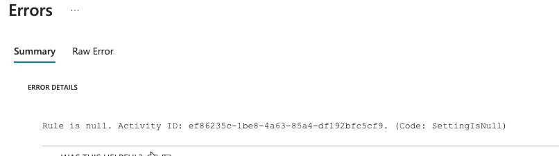 Adding/updating/deleting tags on an existing resource of type of Activity log alert rule fails ...