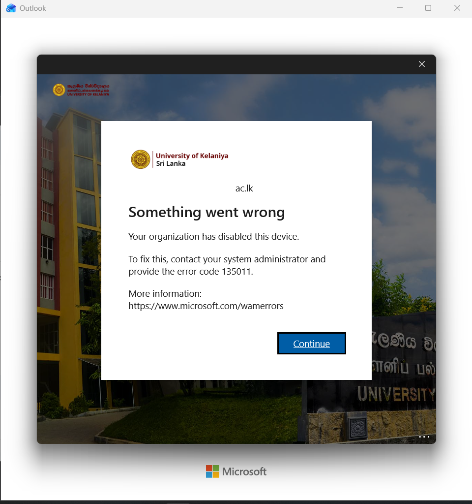 I have a problem in the outlook. i will add the screenshot below ...