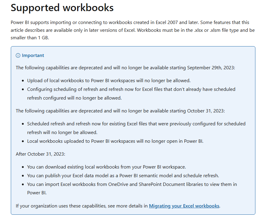Identified an issue where SharePoint appears to refresh only “.xlsx ...