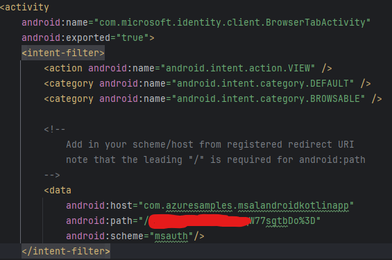 MSAL Persistent Redirect URI Mismatch with Signature Hash; = vs %3D confusion - Microsoft Q&A