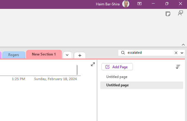 New pages in OneNote 365 are open as right alignments - Microsoft Q&A