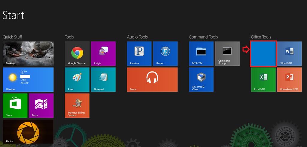 Windows 8.1 Start Menu Tiles Missing Icon - Microsoft Q&A
