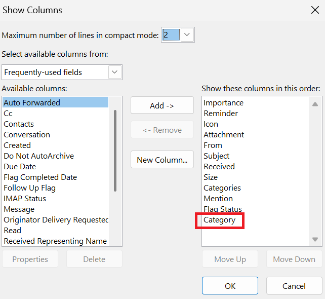 see categories in new outlook - Microsoft Q&A