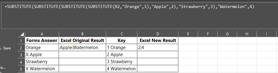 Sorting multiple-selection answers from a Forms question in the linked ...