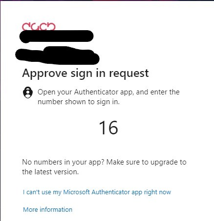A shared folder on Onedrive requires authenticator code. The microsoft ...