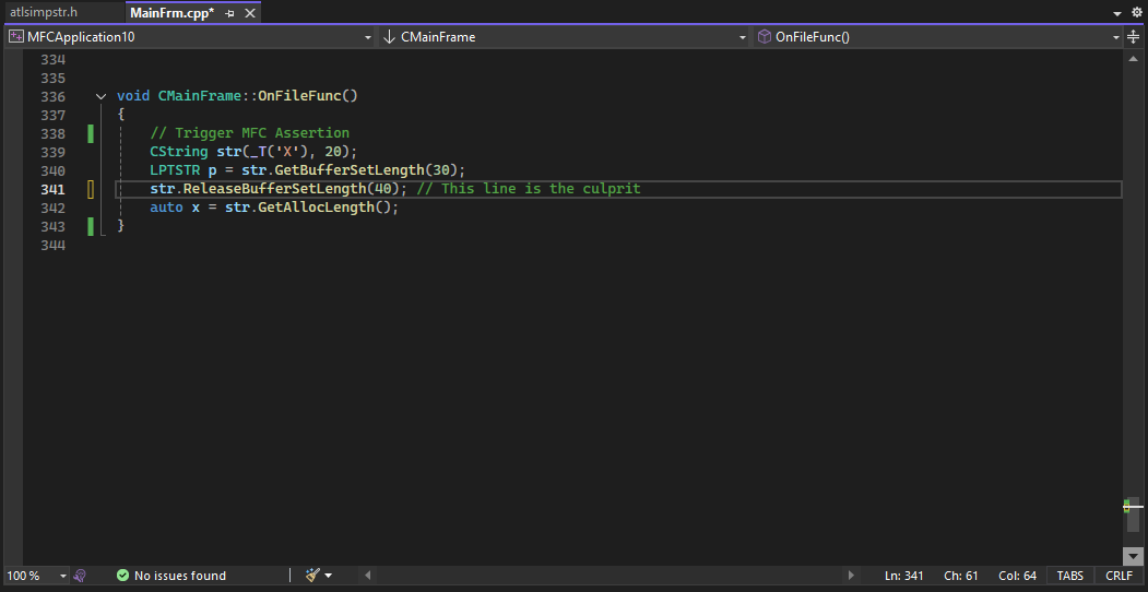 Debugging in MFC code - Microsoft Q&A Debugging in MFC code - Microsoft Q&A