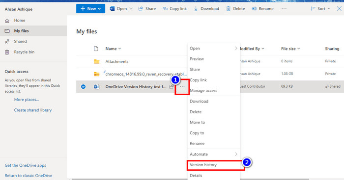 [OneDrive] Folder size showing larger (in More Details) than the total ...