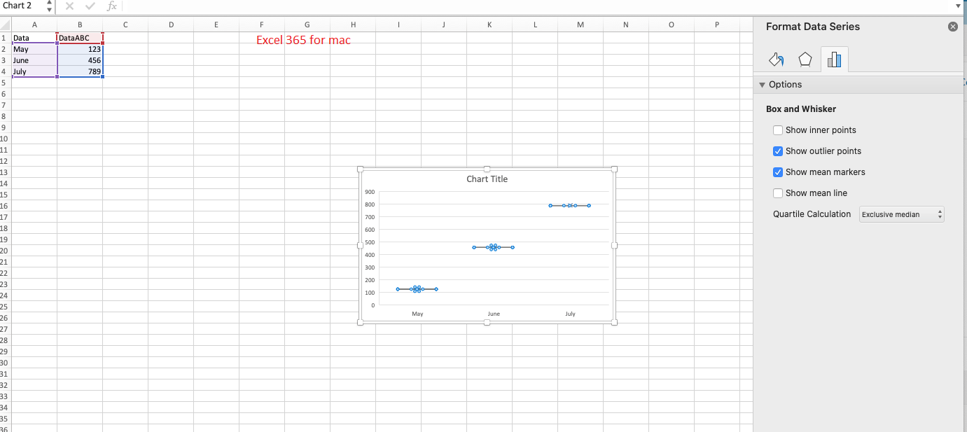 Microsoft 365 Excel Gap Width for Box Plot Not Available? - Microsoft Q&A