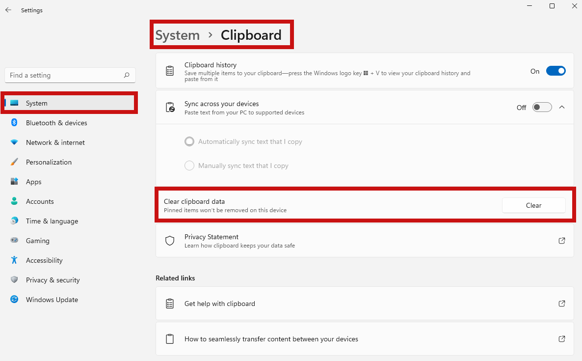 Windows 11 stopped copying anything and continues to paste the old last item that was copied ...