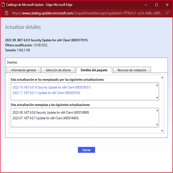 Encontrar el instalador .msi del .NET Desktop Runtime x64 - Microsoft Q&A