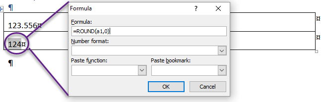 How turn off rounding numbers in Word - Microsoft Q&A