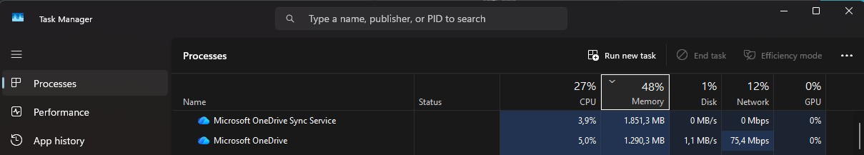 Microsoft OneDrive Sync Service always use so much RAM - Microsoft Q&A